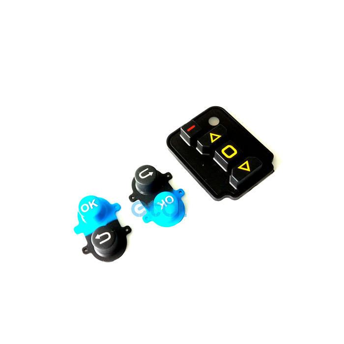 OEM custom silicone rubber button/rubber single buttons - ETOL