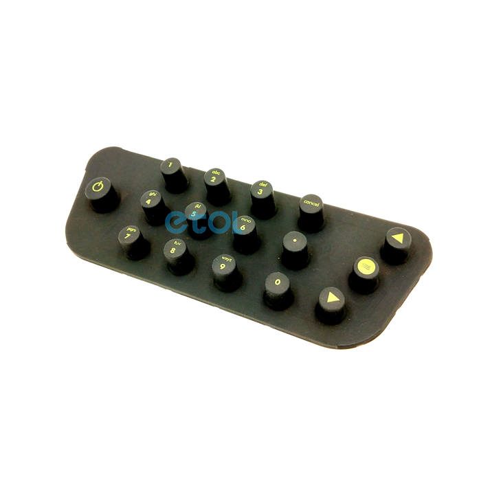 rubber button silicone conductive function keypads - ETOL
