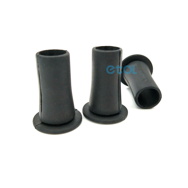 Molded flexible rubber silicone cable bushing/protective sleeve - ETOL