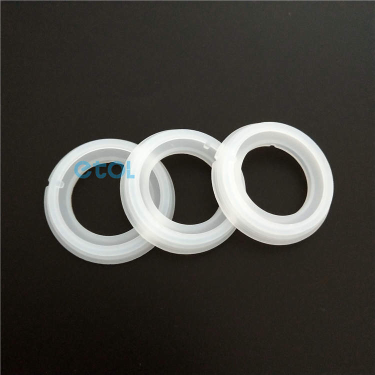 Custom molded rubber silicone seal ring/transparent rubber washer - ETOL