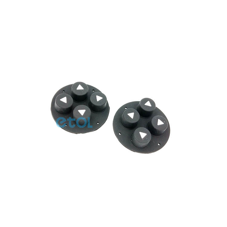 Molded equipment switch push buttons silicone elastic buttons - ETOL