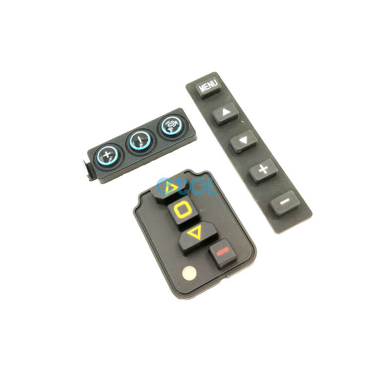 Factory customized silicone rubber single button for household ...