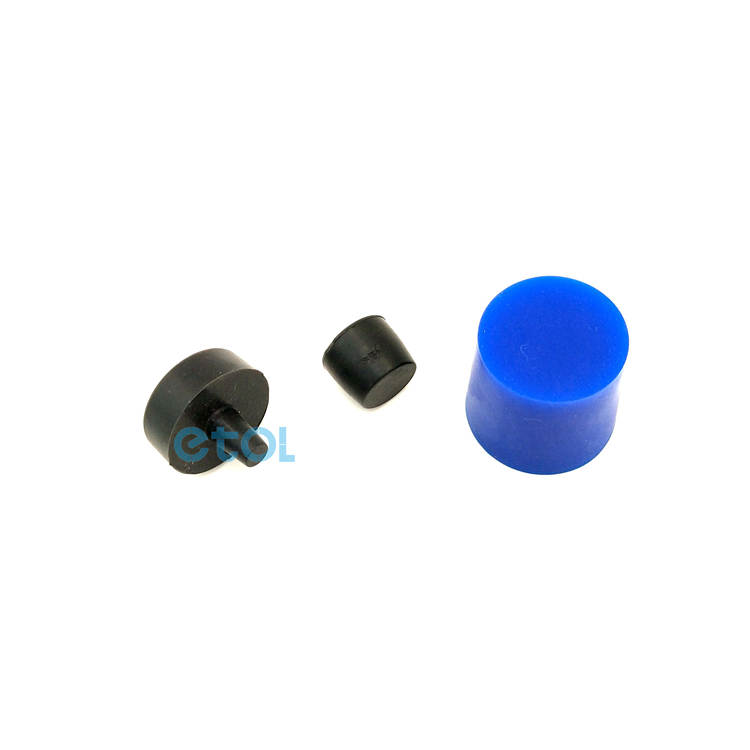 Molded industrial rubber silicone elastic plugs/flexible stopper - ETOL