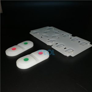 Customized high abrasion resistance silicone push buttons cover - ETOL