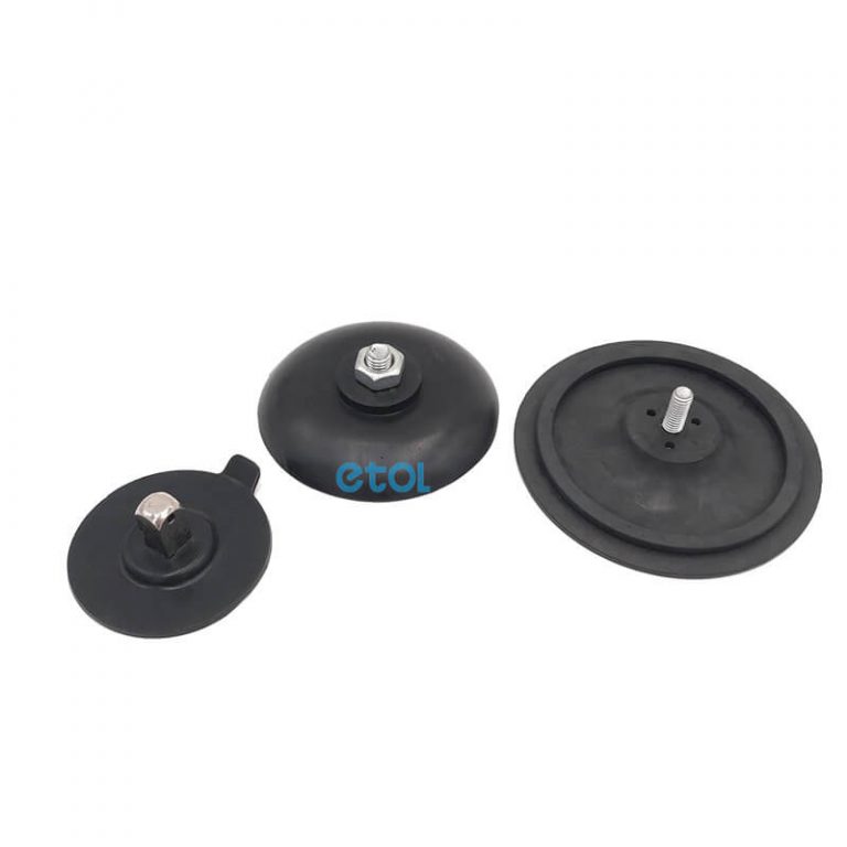 Suction cup with threaded double suction cup - ETOL