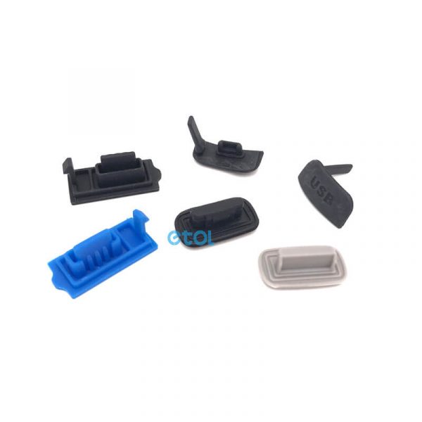Micro Silicone USB Port Cover Can Be Customized - ETOL