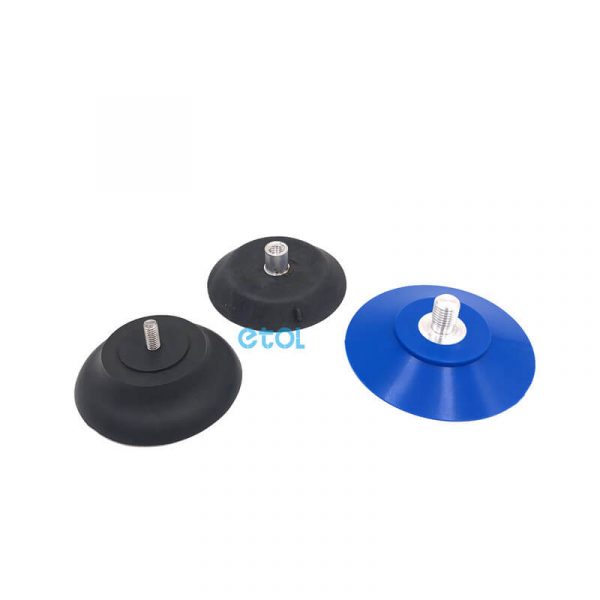 Silicone Rubber Suction Cups with Threaded Screw - ETOL