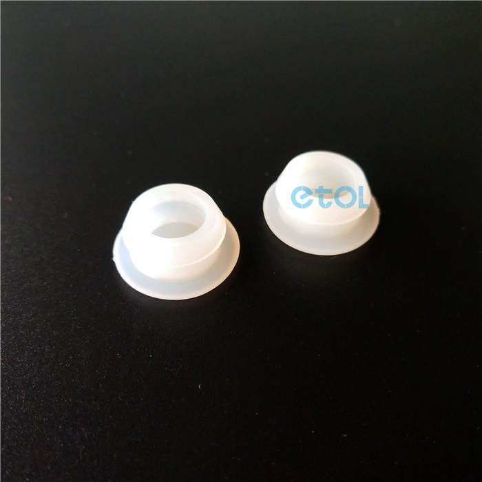 High quality transparent 13.5mm silicone stoppers with FDA approved - ETOL