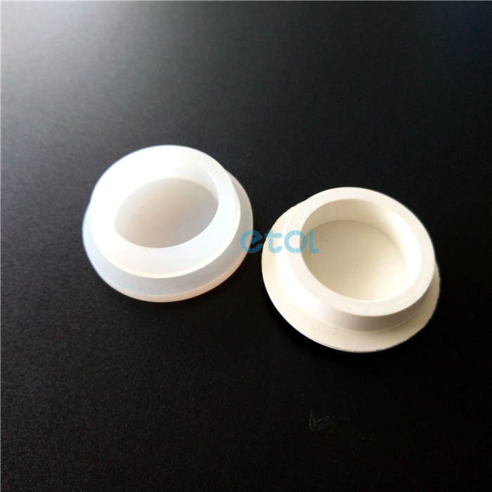 Molded transparent 25mm rubber silicone cover/sealing caps - ETOL