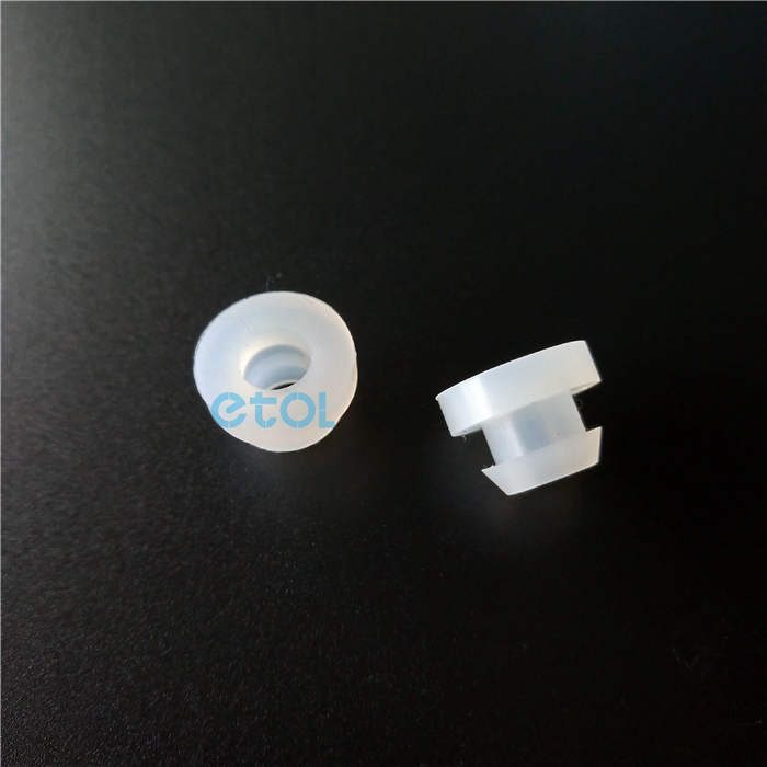 Transparent molded small sizes silicone clear grommet for cable - ETOL