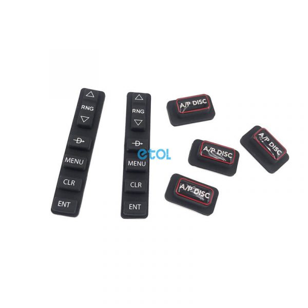Custom silicone power button various rubber keypads - ETOL