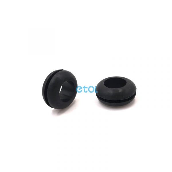 Custom molded nitrile small rubber grommet - ETOL