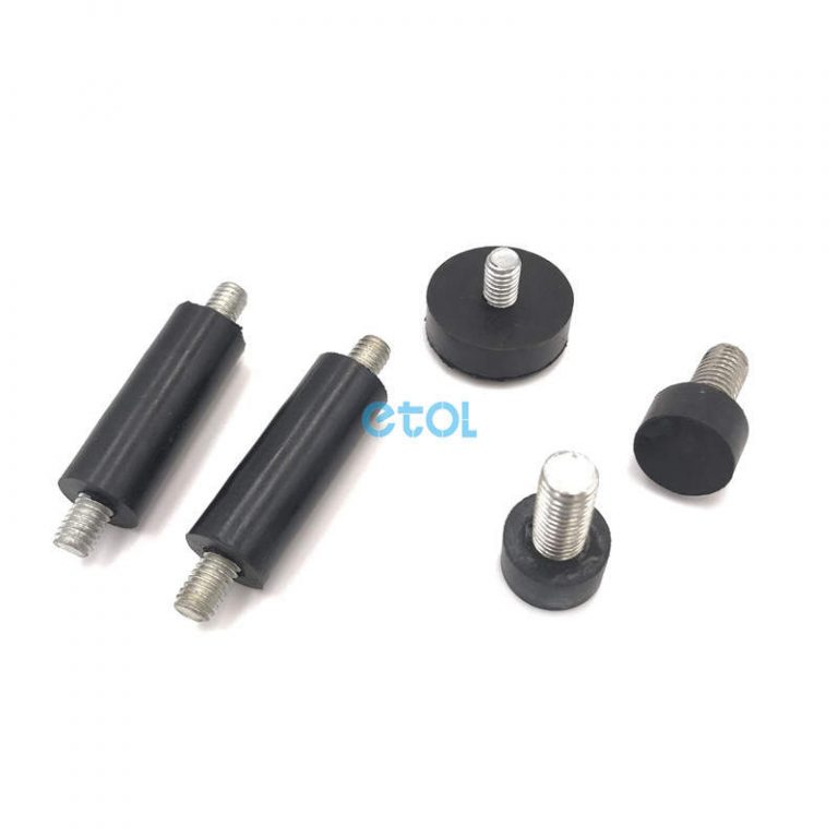 OD25mm M6 screw adjustable rubber feet - ETOL