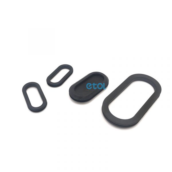 Rubber eyelets oval rubber grommets - ETOL